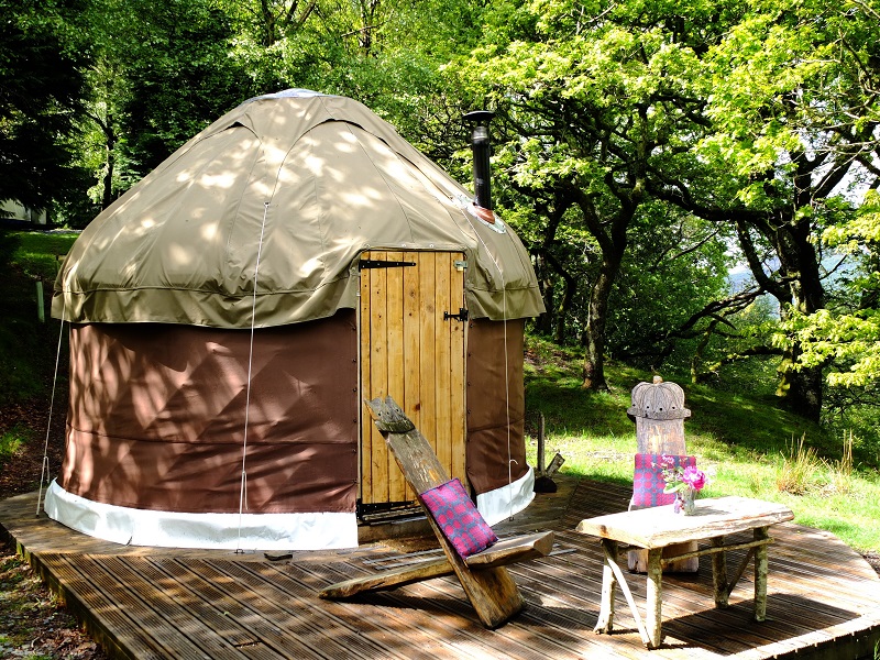 Yurt for two - Graig Wen