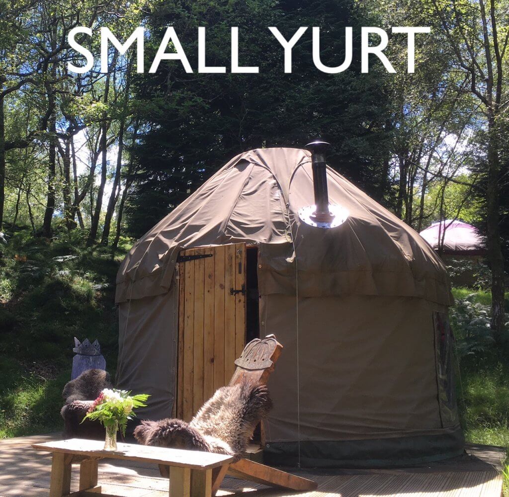 Family yurt glamping holiday in Snowdonia, Wales