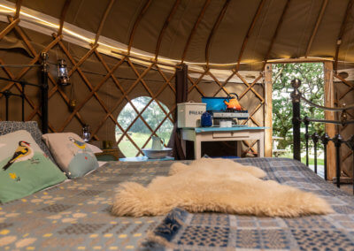Family yurt glamping holiday in Snowdonia, Wales